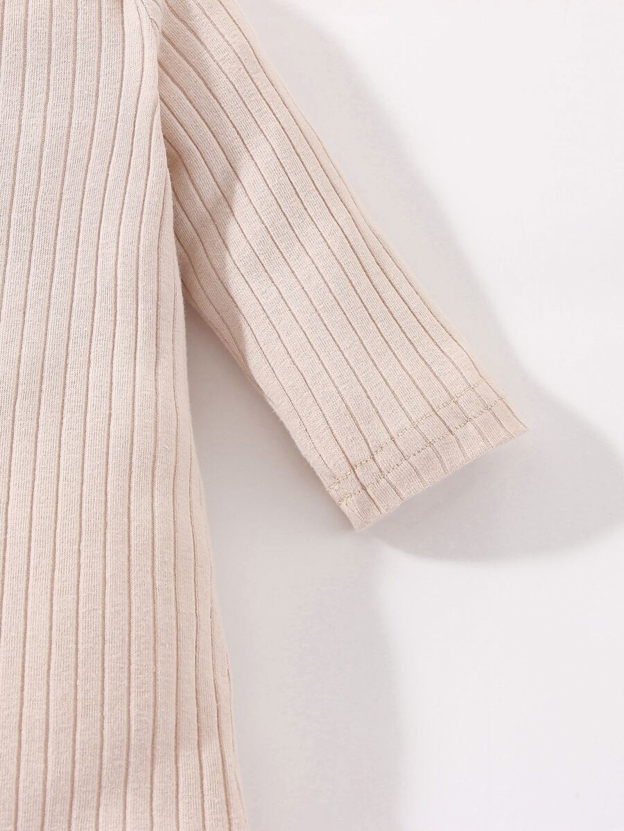 SHEIN Newborn Baby Boy Ribbed Knit Jumpsuit | SHEIN USA