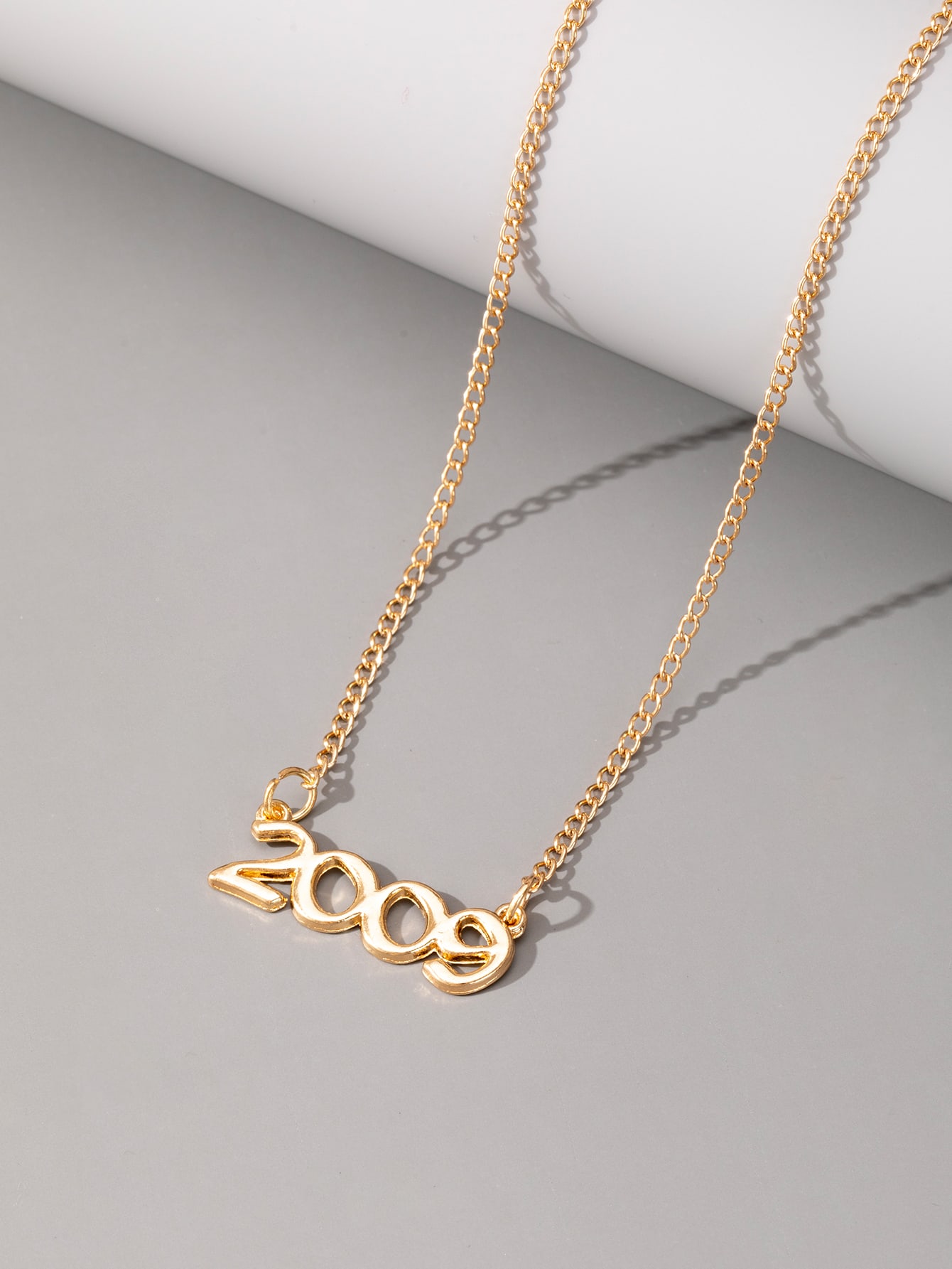 Men Number Pendant Necklace