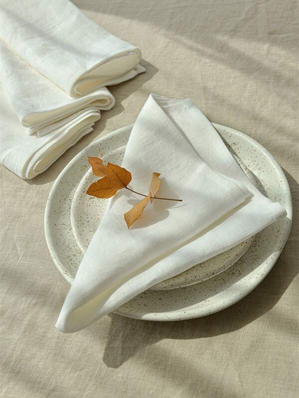 6pcs Solid Color Cloth Napkin | SHEIN USA