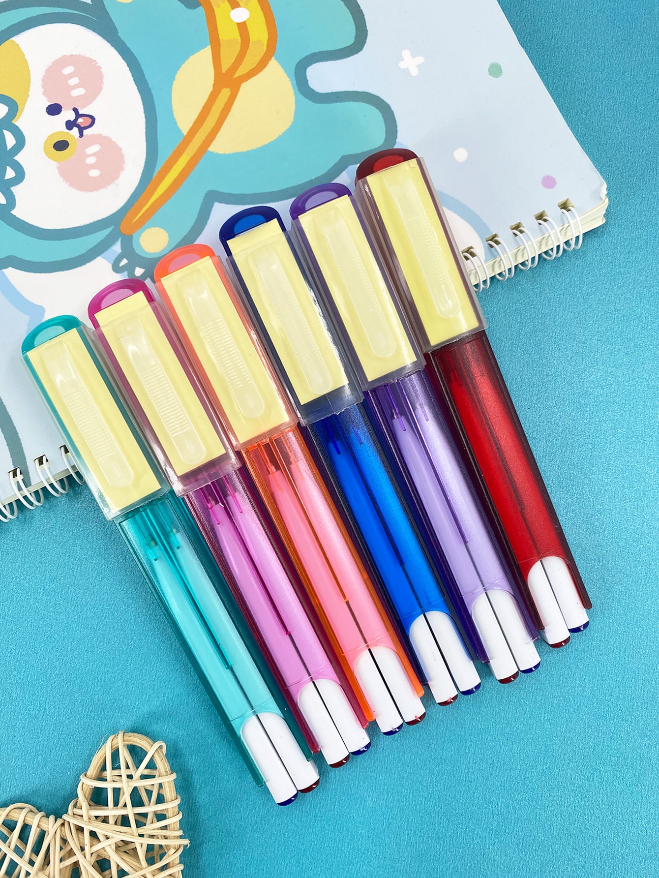 2pcs Portable Multifunction Random Ballpoint Pen