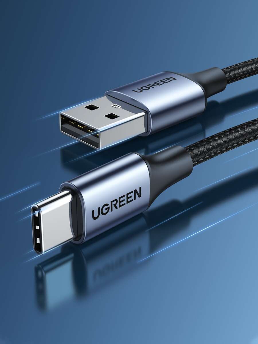 UGREEN UGREEN USB A a USB tipo C Cable 3A Carga rápida 3.0 Cable trenzado de nailon de carga ...