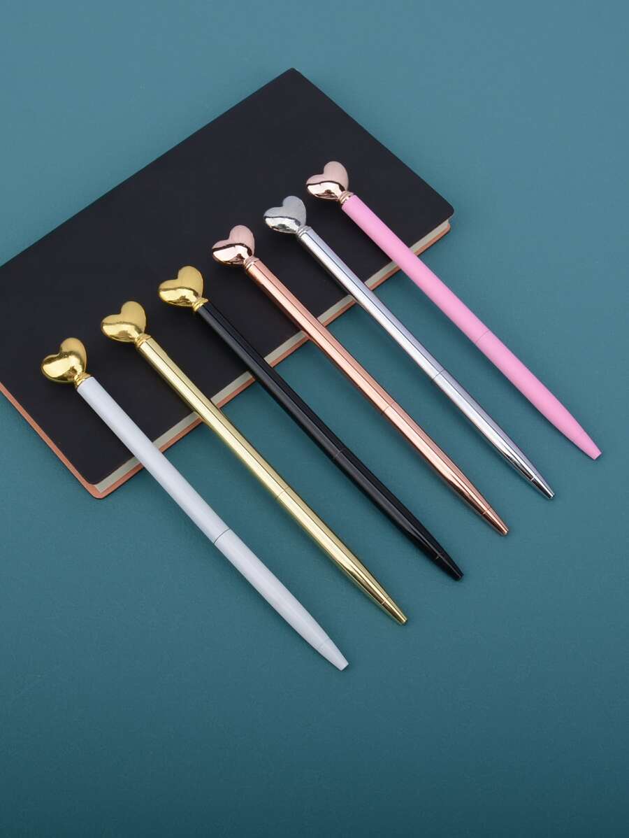 1pc Heart Detail Random Ballpoint Pen | SHEIN USA