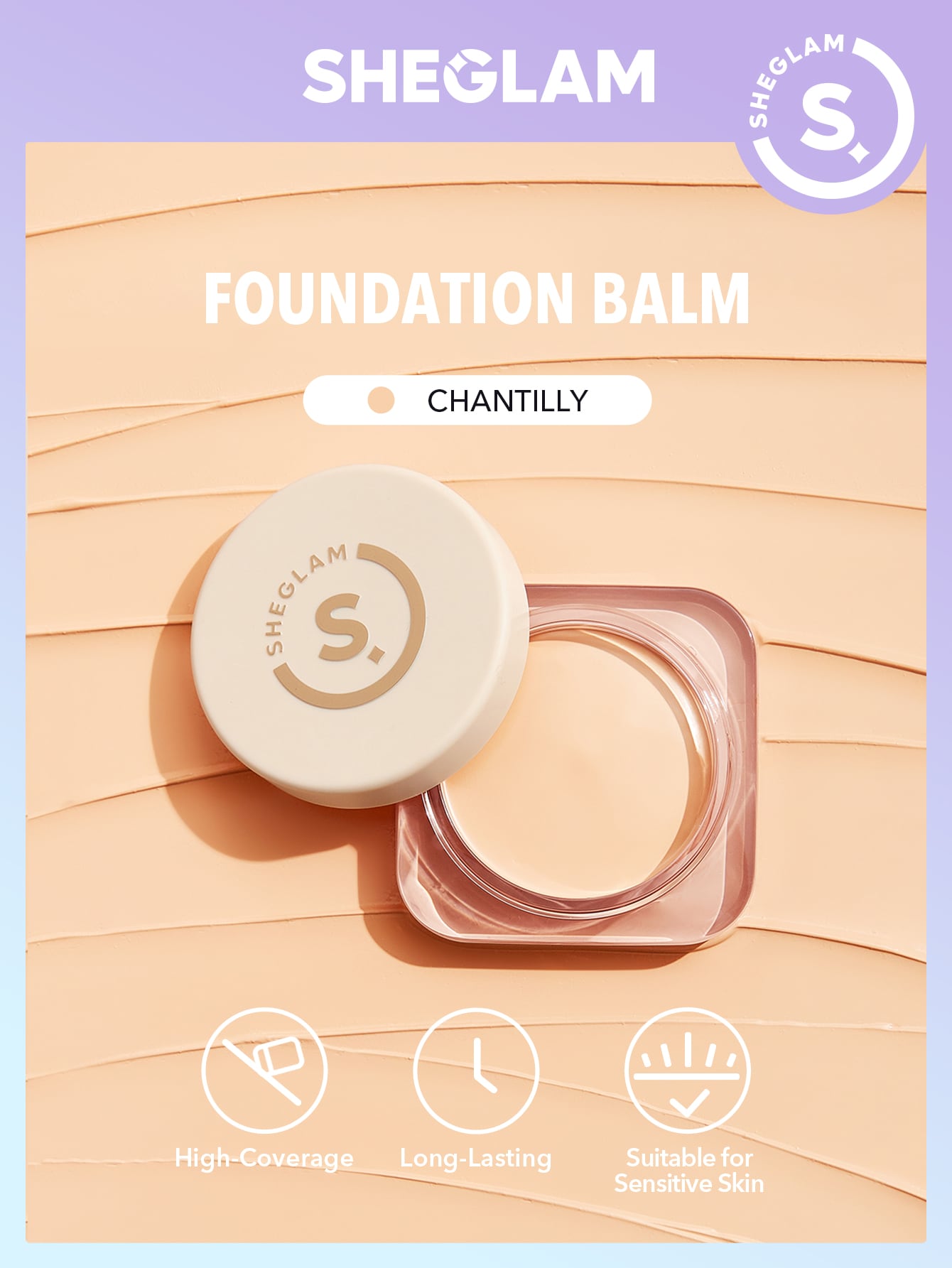 SHEGLAM Full Coverage Foundation Balm-Chantilly
