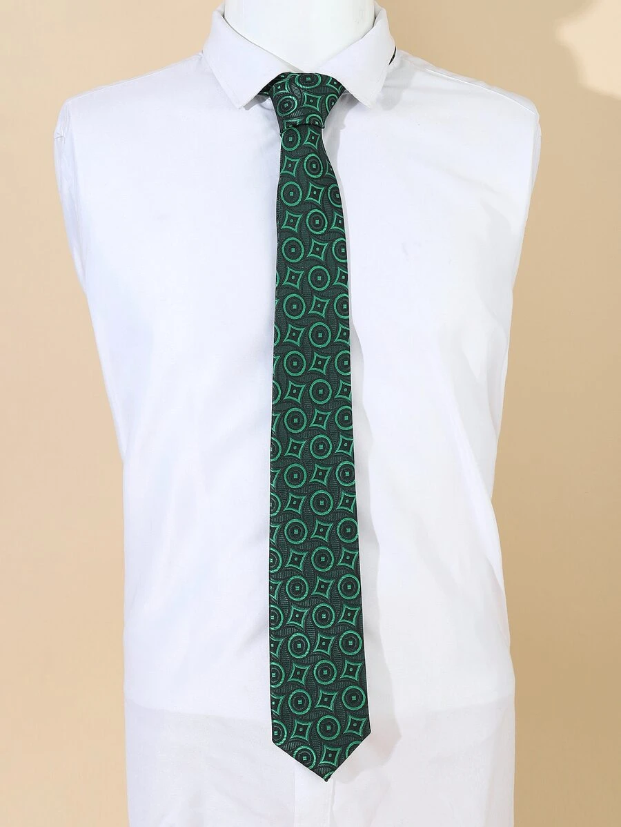 Men Geometric Pattern Tie | SHEIN USA
