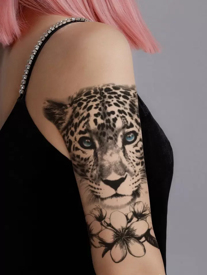 Realistic Leopard Tattoo