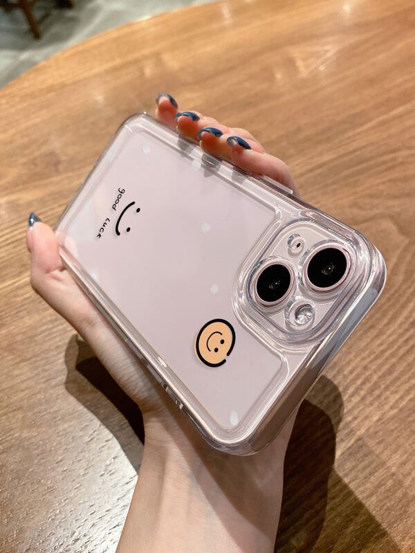 Funda de celular transparente con estampado de dibujos animados | Mode de Mujer | SHEIN España