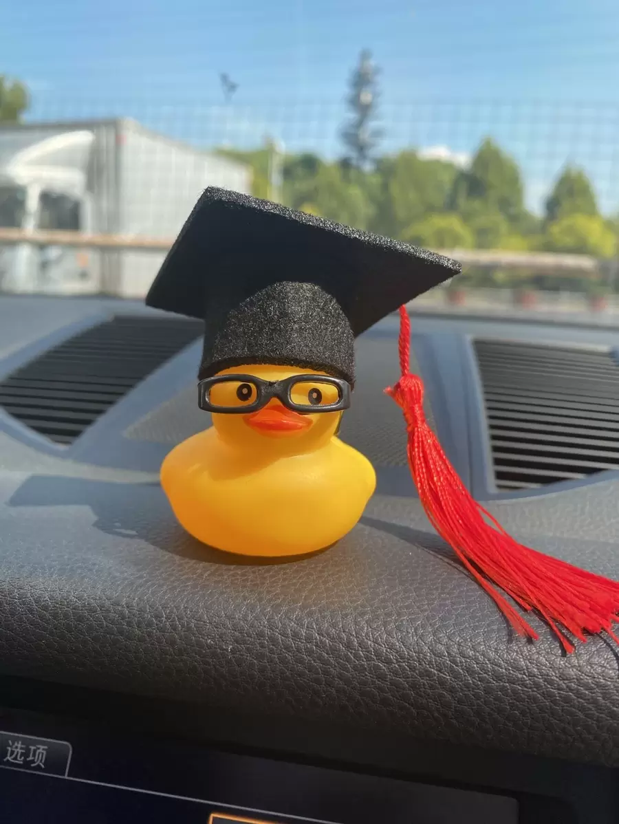 1pc Duck Design Car Ornament, Rubber Duck | SHEIN USA