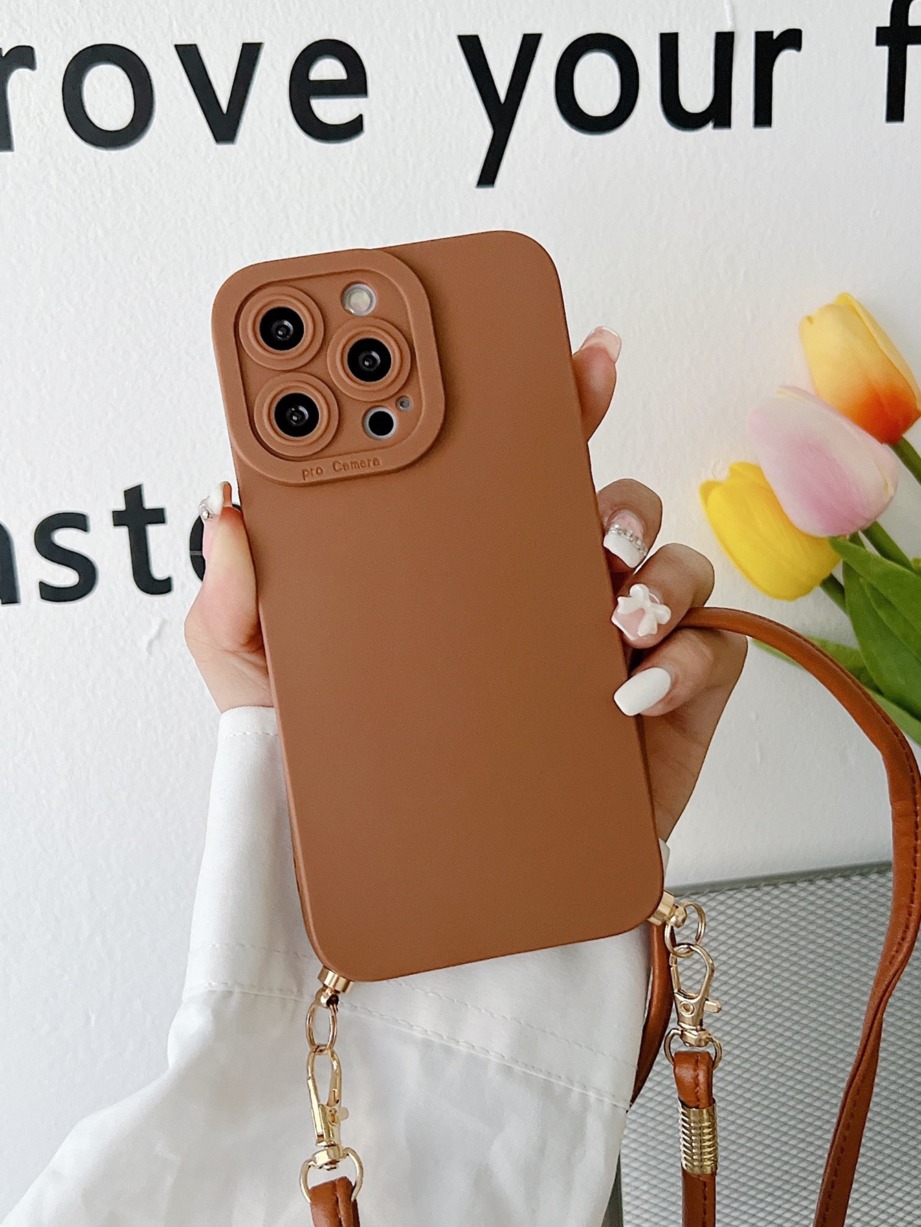 Plain Phone Case With Lanyard