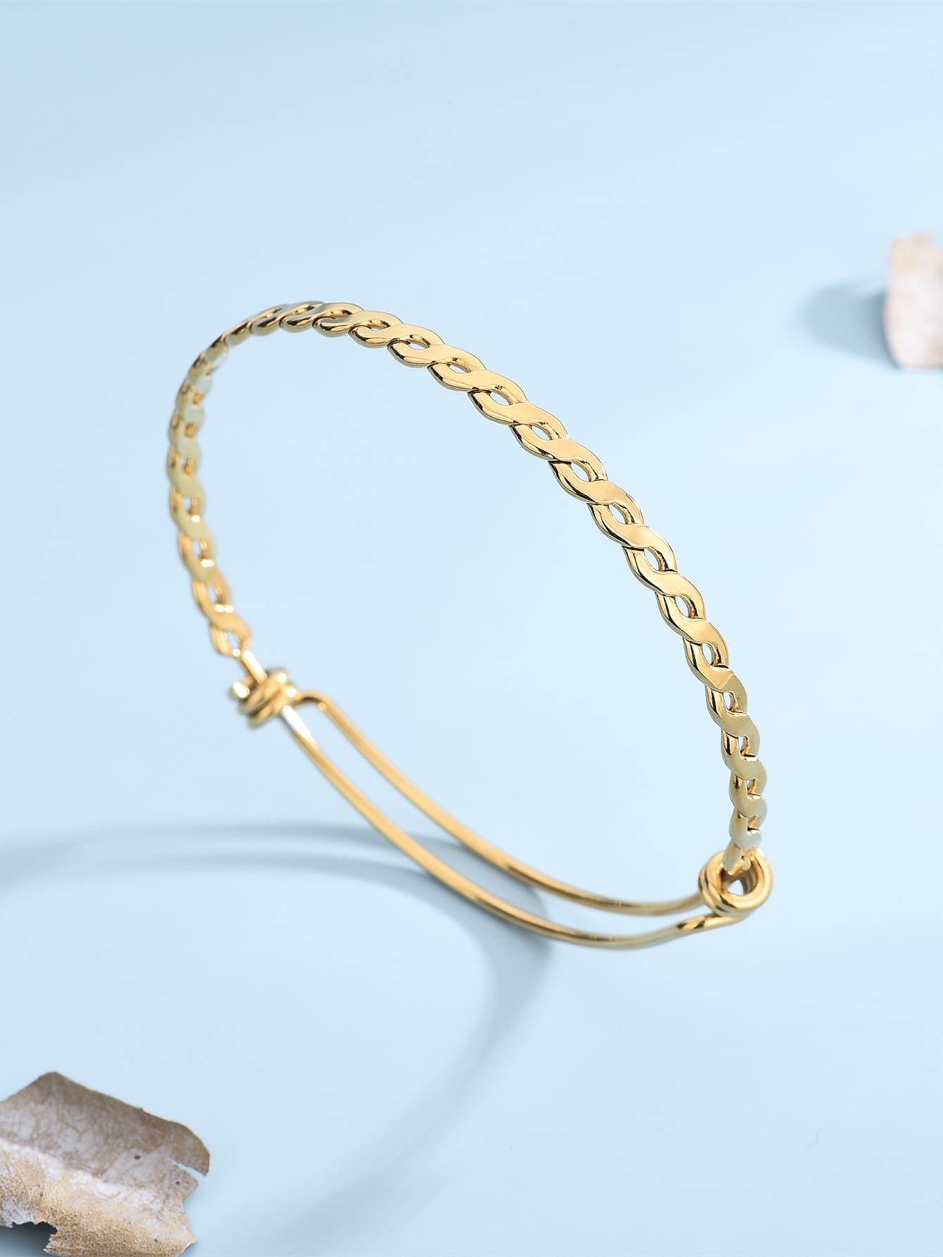 Twist Design Bangle | SHEIN USA