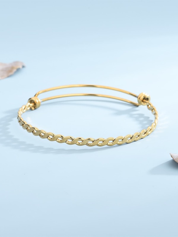 Twist Design Bangle | SHEIN USA