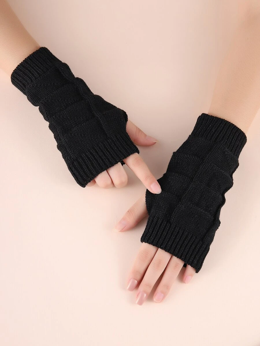 Solid Fingerless Gloves | SHEIN USA