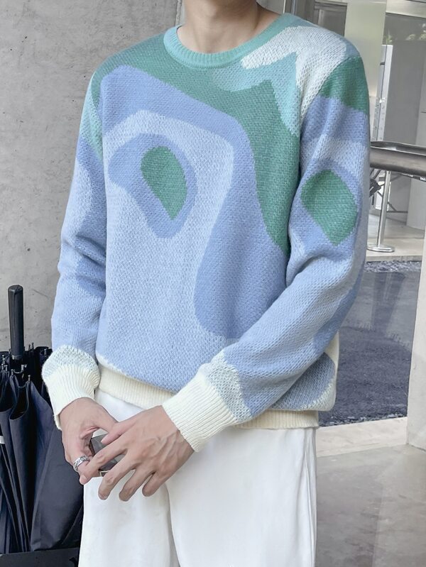 Manfinity Homme Pull à blocs de couleurs | Mode en ligne | SHEIN FRANCE