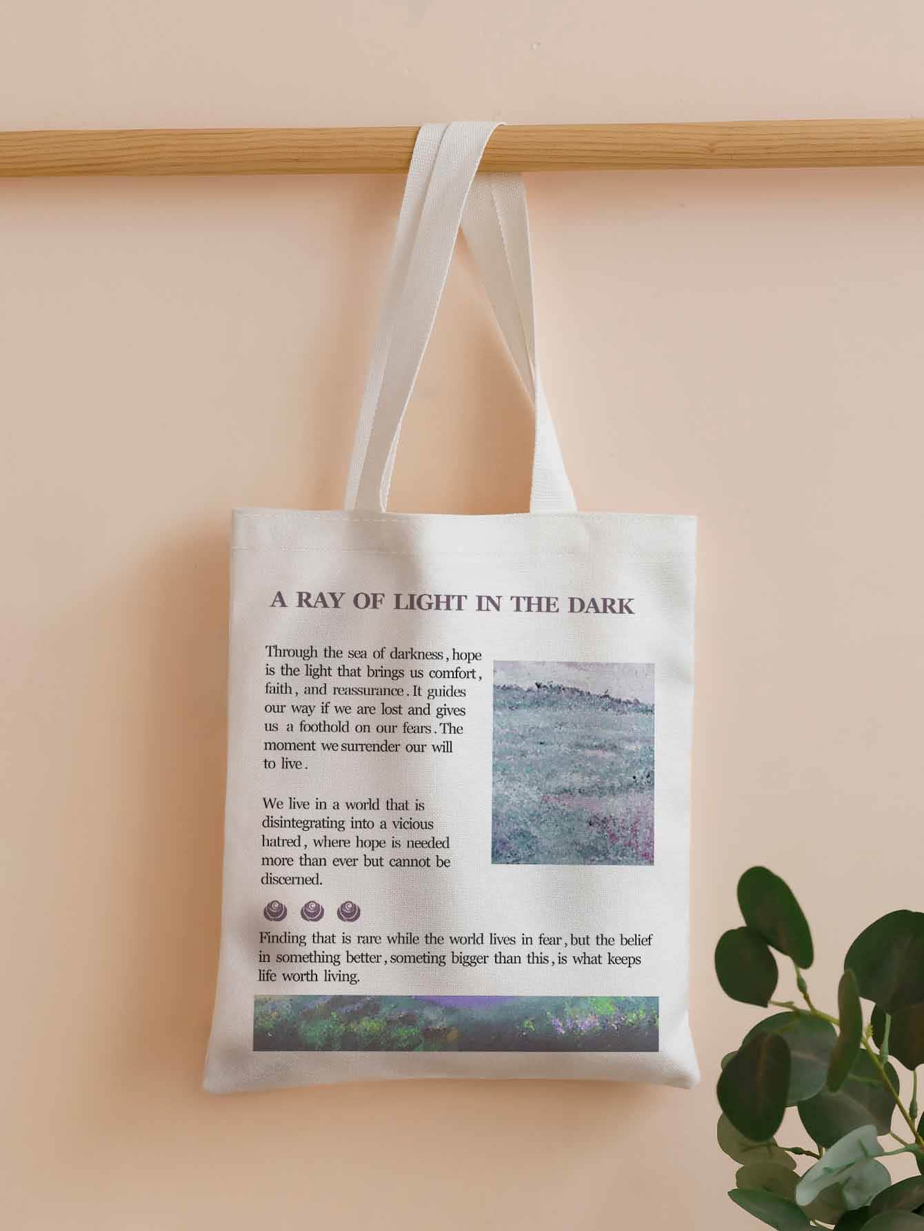 Letter Print Shopper Bag | SHEIN USA