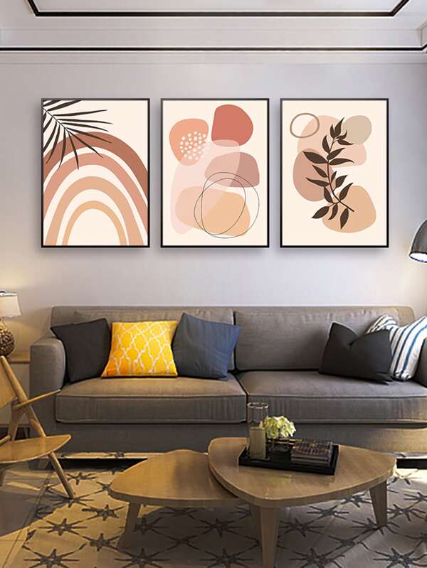 3pcs Abstract Pattern Wall Sticker | SHEIN USA
