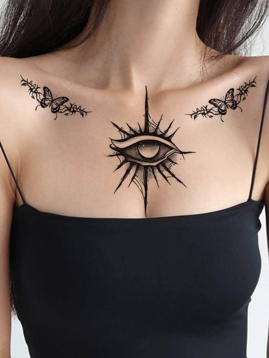 1sheet Eye Pattern Tattoo Sticker | SHEIN USA