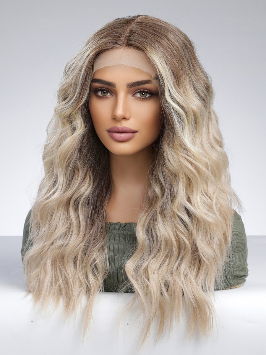 Light Brown 13*6*1 HD Transparent T-part Lace Wigs Body Wave natural ...