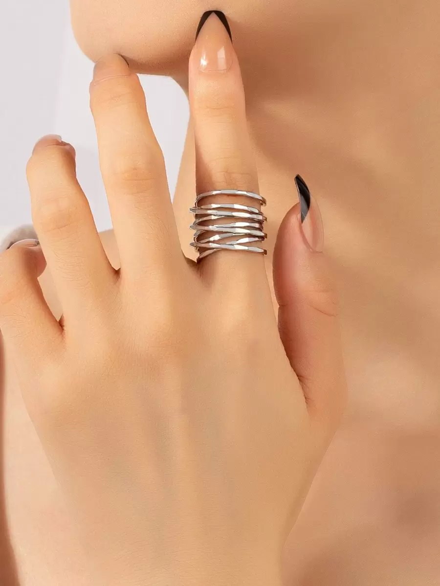 Solid Layered Ring | SHEIN USA