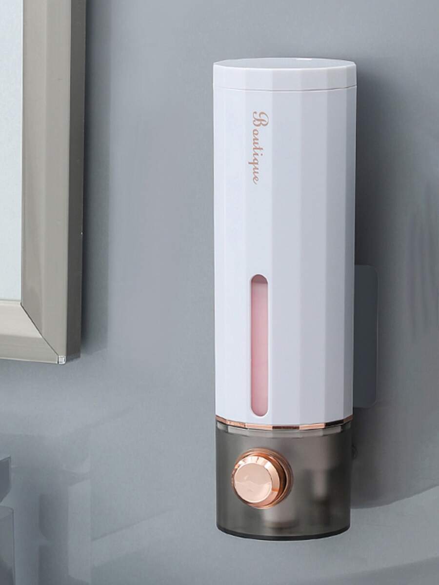 Letter Graphic Wall Mounted Lotion Dispenser, ABS Wall Hanging Soap ...