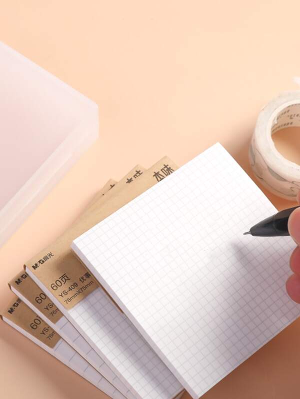 1pc Grid Pattern Sticky Note | SHEIN UK