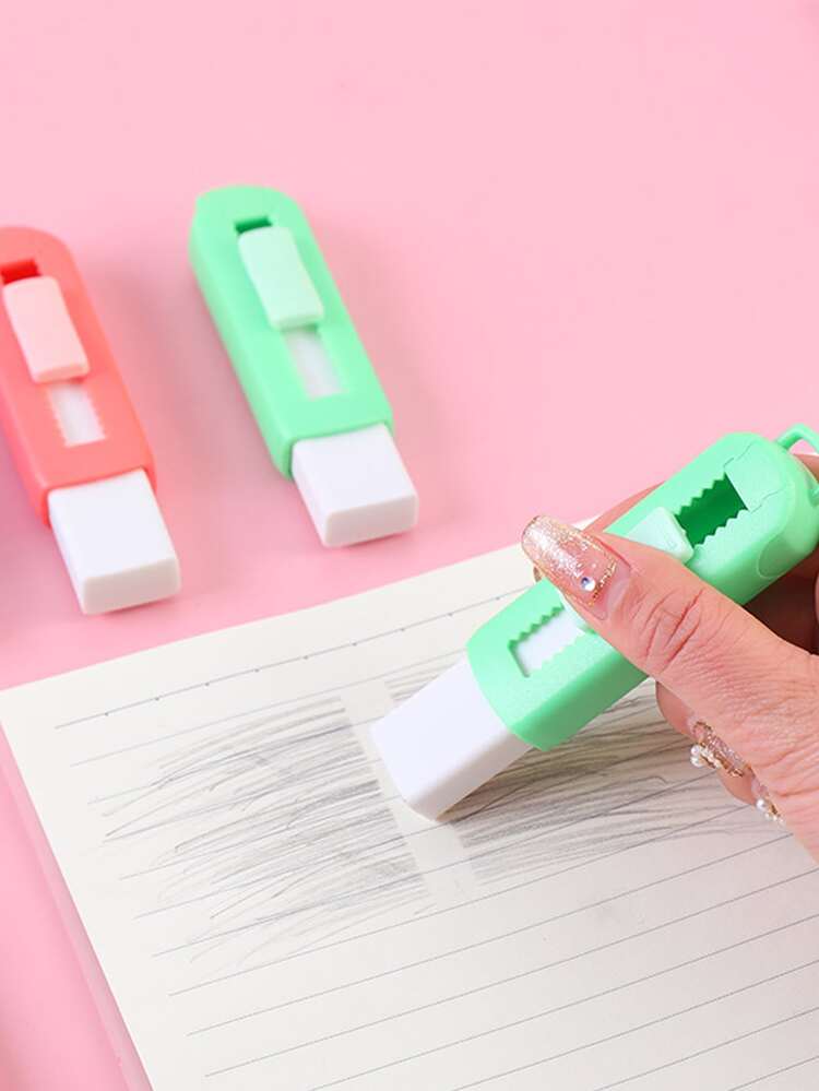 1pc Utility Knife Shaped Random Eraser | SHEIN