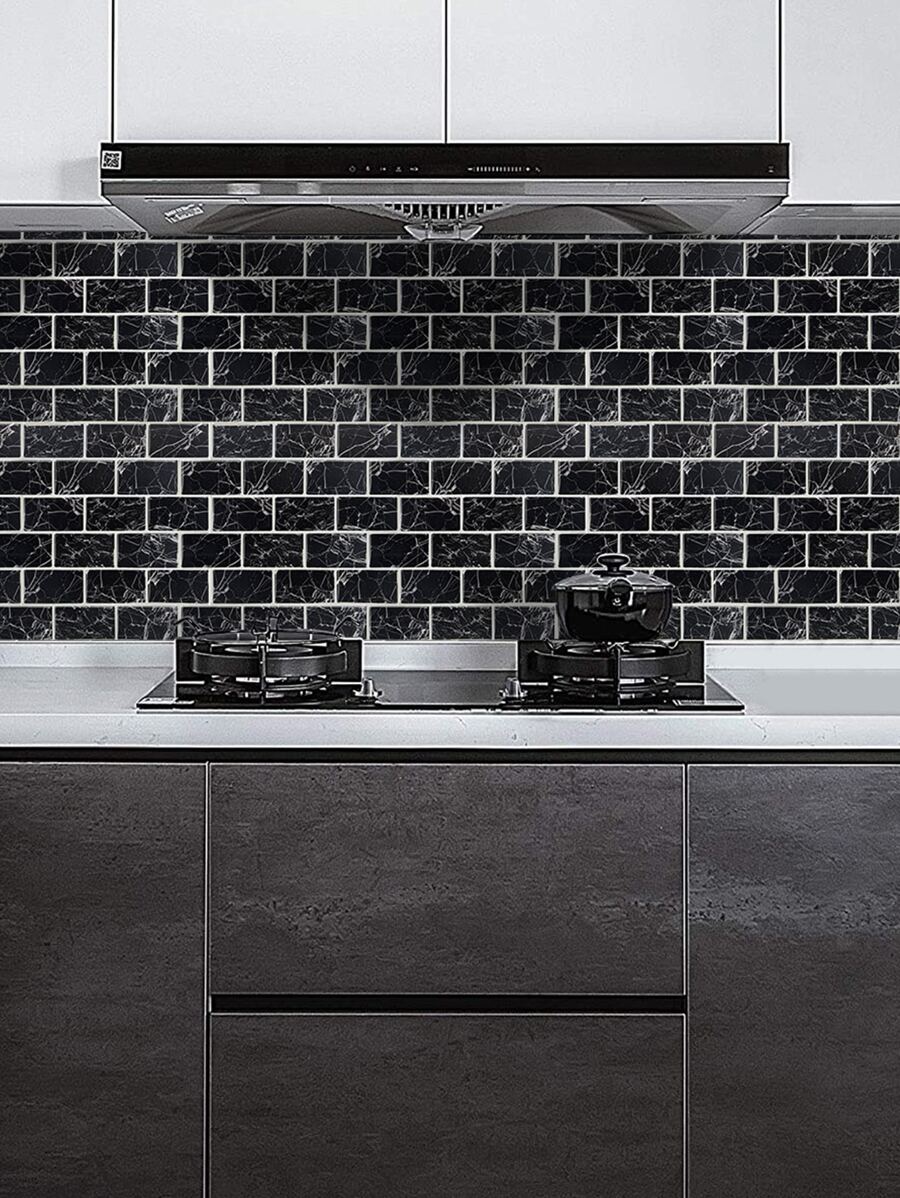 1pc Marble Pattern Kitchen Sticker | SHEIN USA