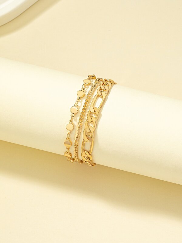 Layered Minimalist Bracelet | SHEIN UK