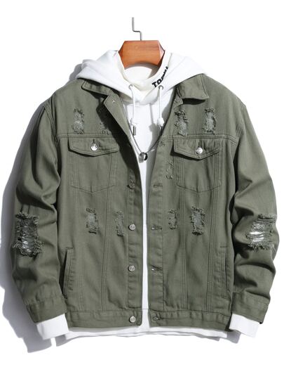 Men Denim Jackets | Fashion Men Denim Jackets | SHEIN USA