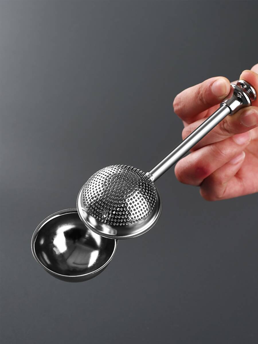 1pc Kitchen Flour Duster For Baking, One-Handed Operation, Stainless ...