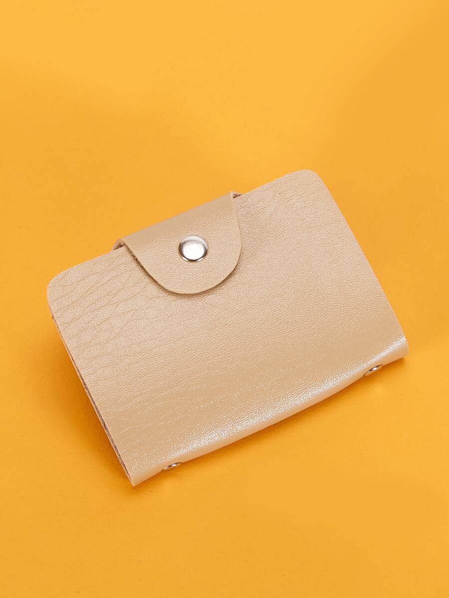 Snap Button Card Holder | SHEIN USA