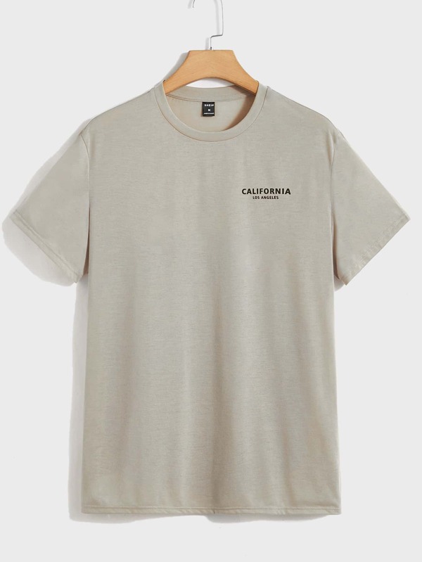 Manfinity Homme Men Letter Graphic Tee Shein Usa