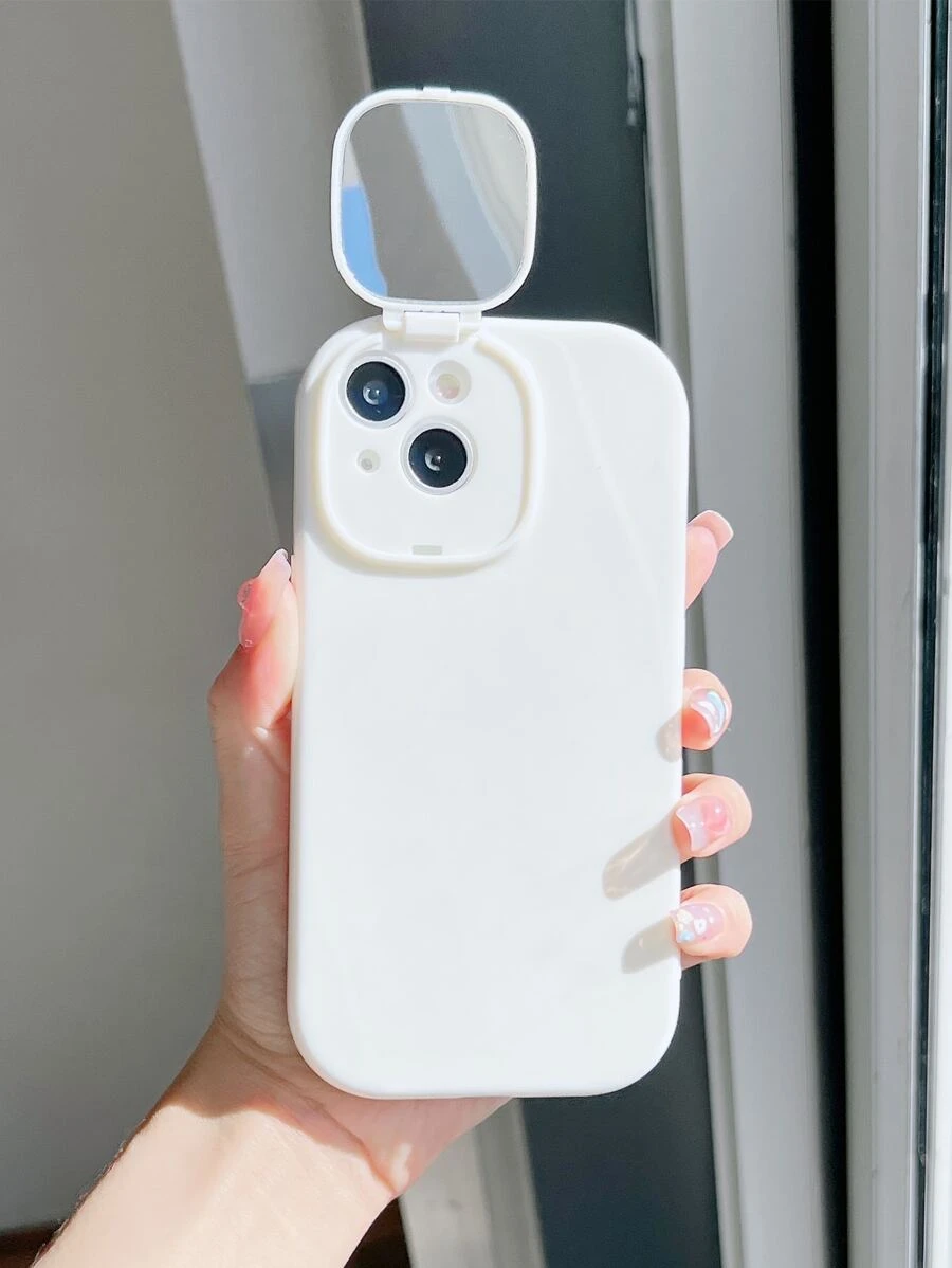 Lens Flip Mirror Phone Case | SHEIN USA