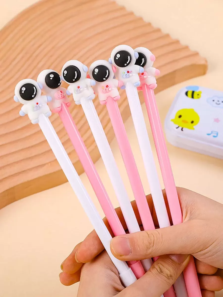 4pcs Astronaut Design Random Gel Pen | SHEIN USA