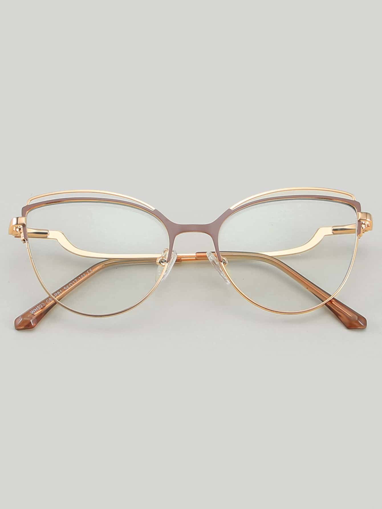 Anti-blue Light Cat Eye Metal Frame Eyeglasses | SHEIN UK