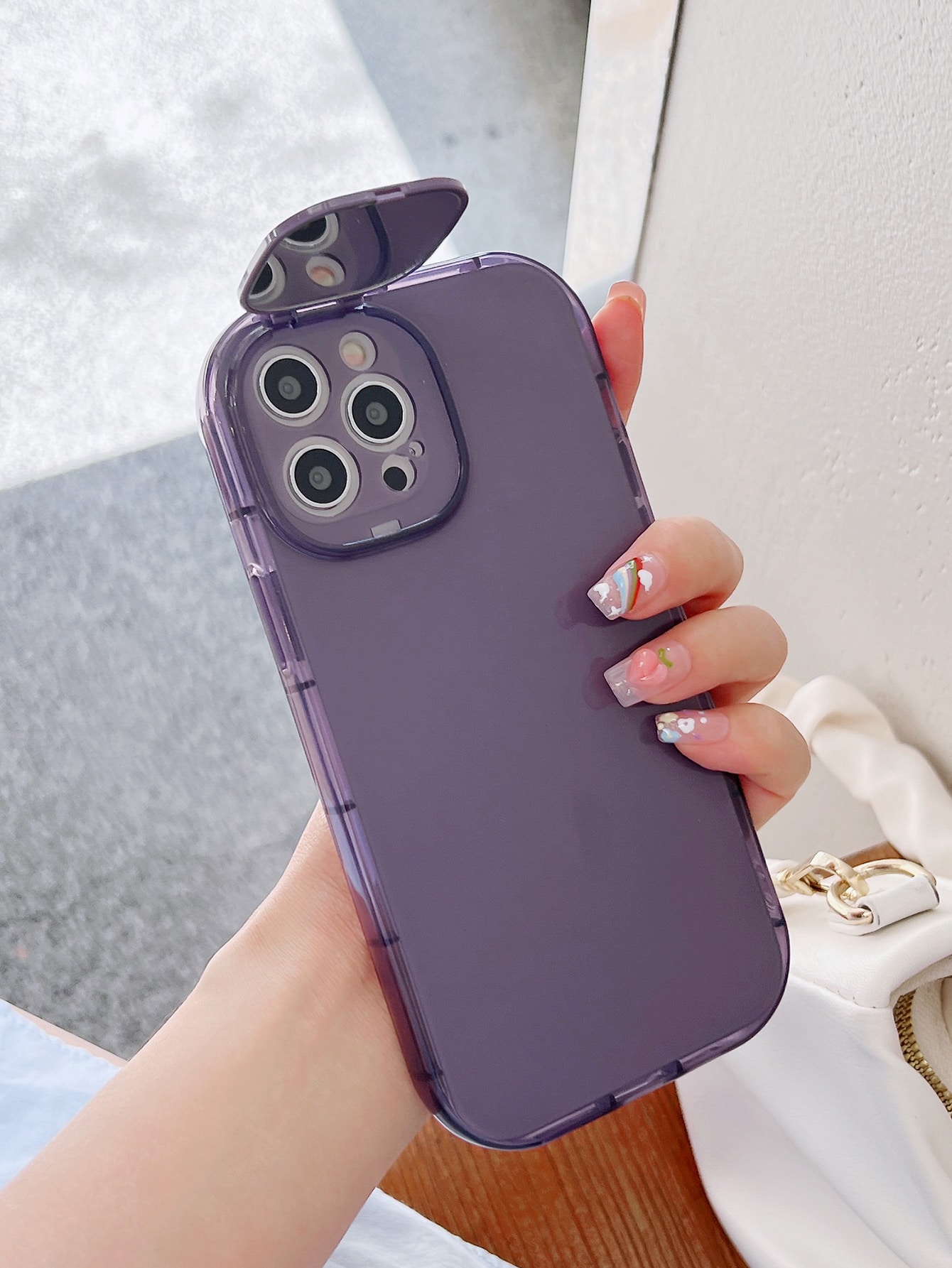 Plain Phone Case With Invisible Mirror