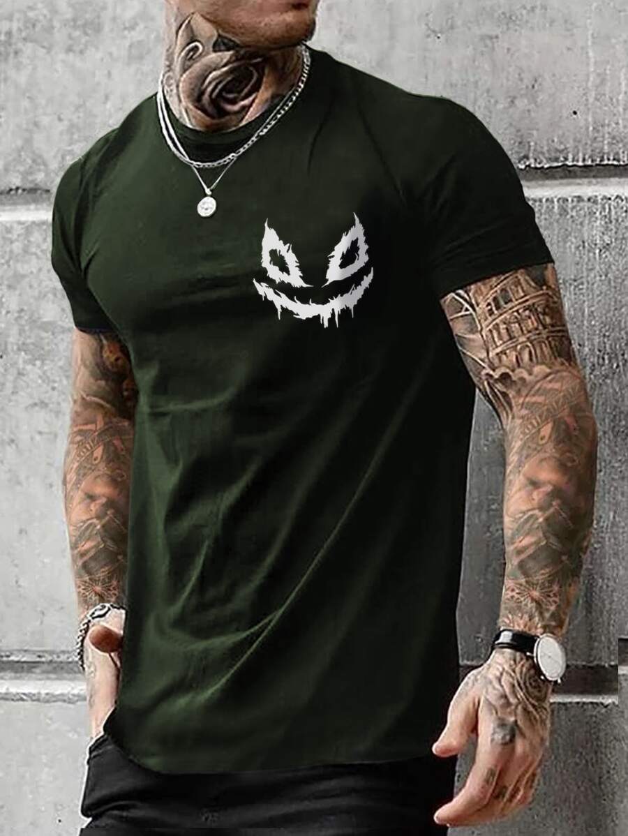 Manfinity EMRG Men Expression Print Tee | SHEIN USA