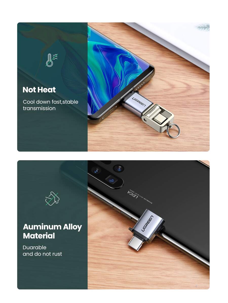 UGREEN OTG Adapter Type C To USB 3.0 Adapter USB C OTG Compatible With ...