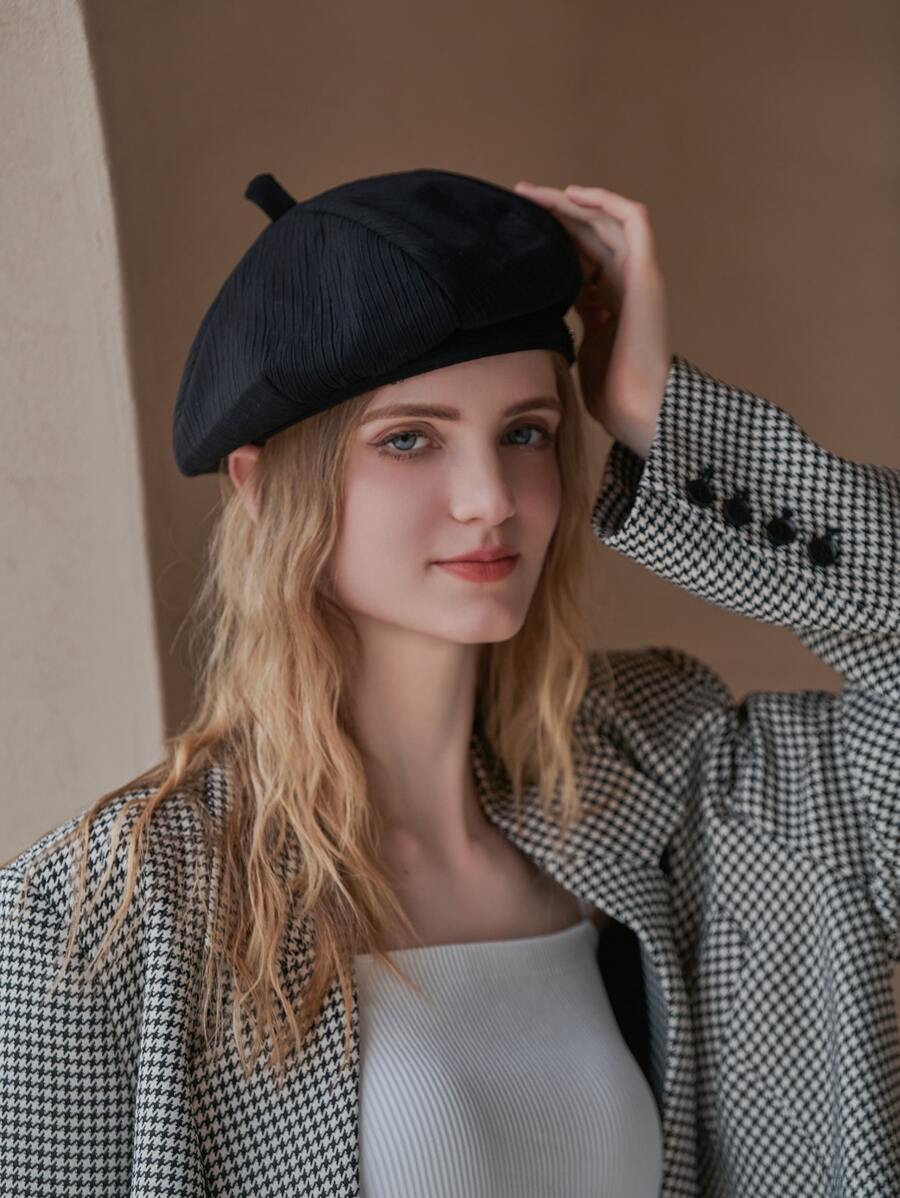 Solid Minimalist Beret | SHEIN USA