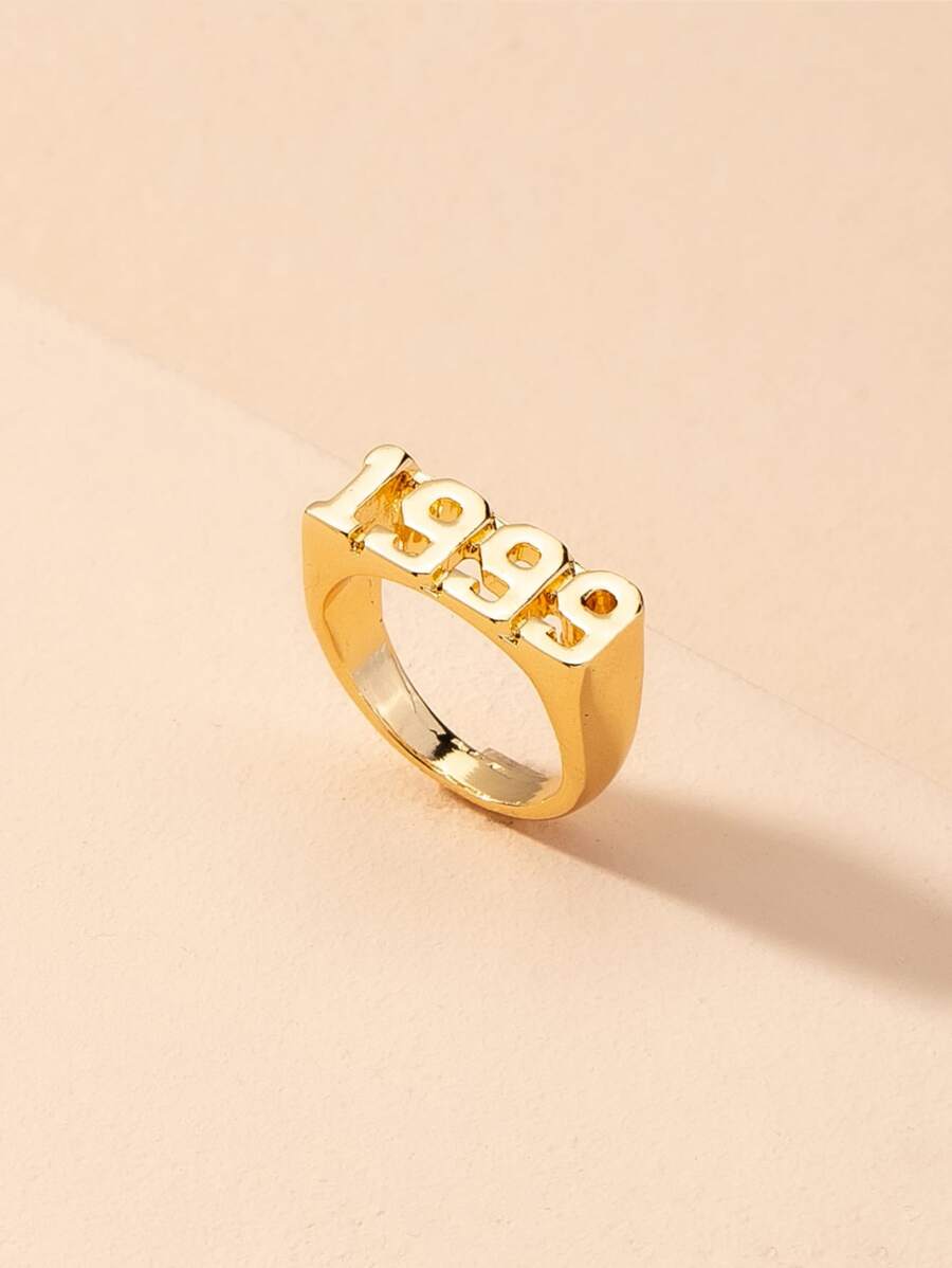 Year Number Decor Ring | SHEIN USA