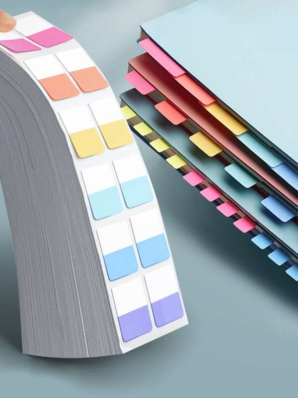 Book Annotation Supplies, 1200 Sheets Sticky Notes Set With Ruler For ...