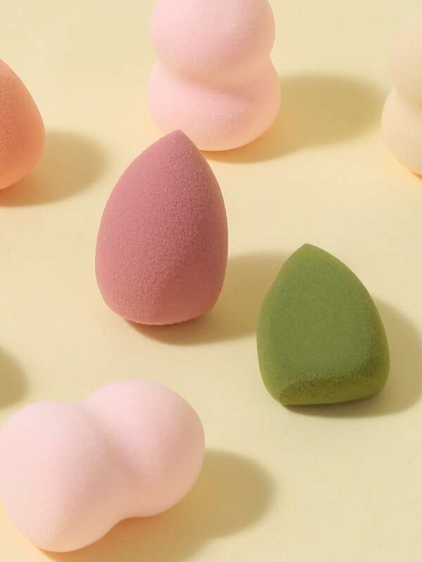 8 Packs Mini Water Bubble Large Powder Puff Soft Makeup Sponge Puff ...