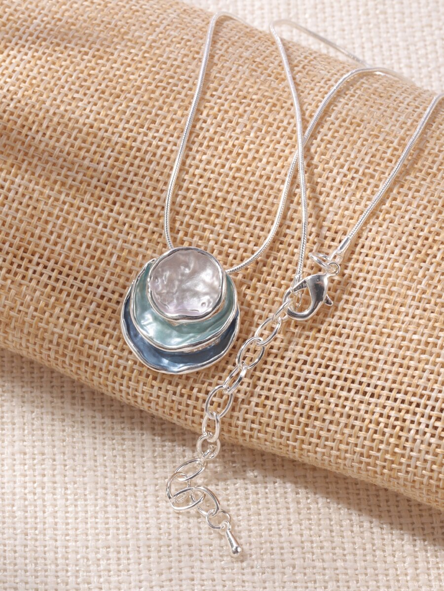 Collar con diseño geométrico | Moda de Mujer | SHEIN México