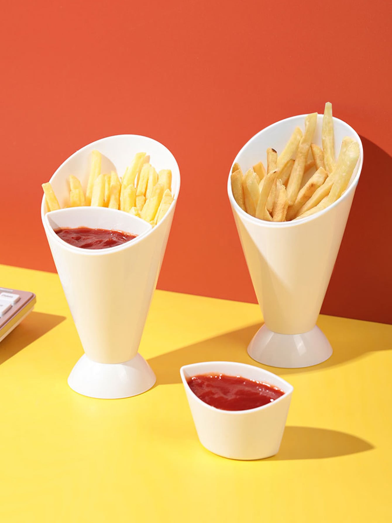 1pc Plastic French Fry Cup