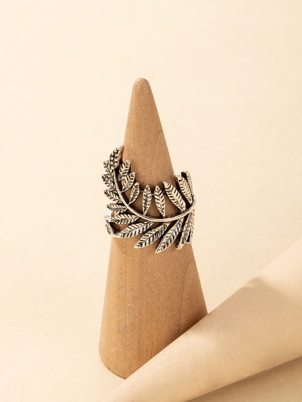Leaf Design Ring | SHEIN USA