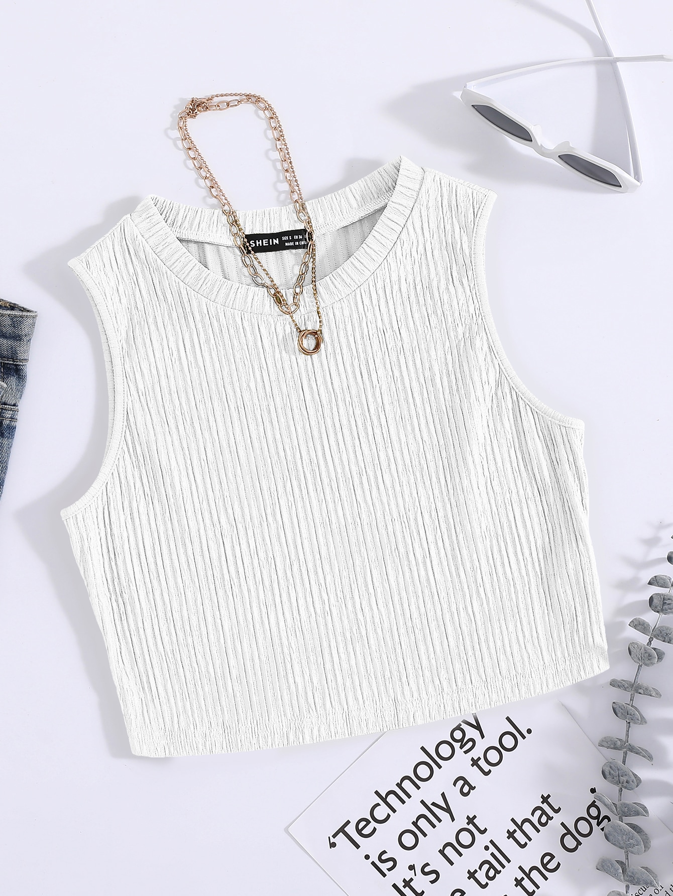 Solid Crop Tank Top | SHEIN USA