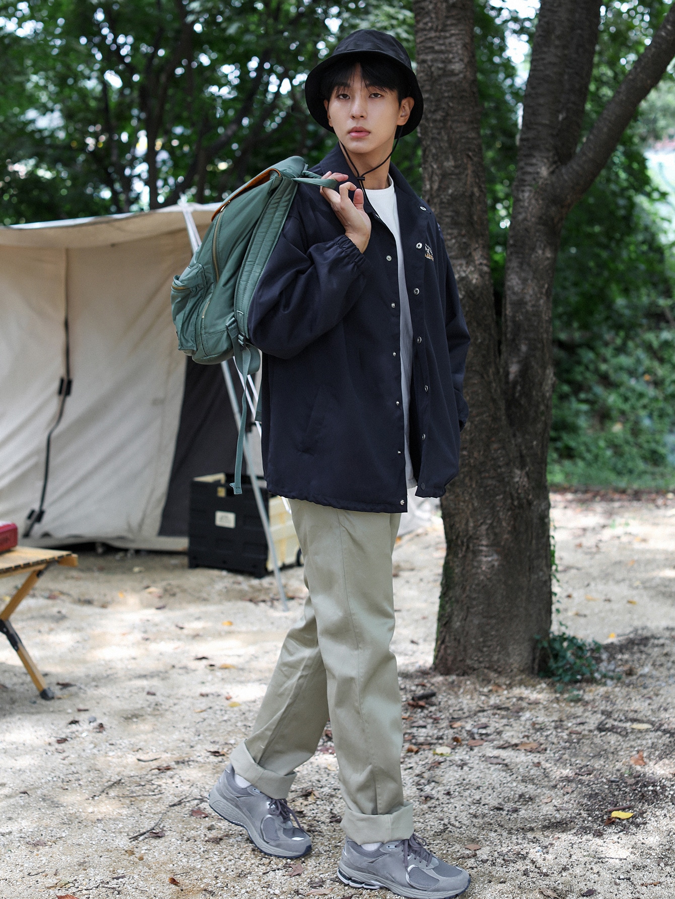 DAZY Men Letter & Mountain Print Jacket | SHEIN USA