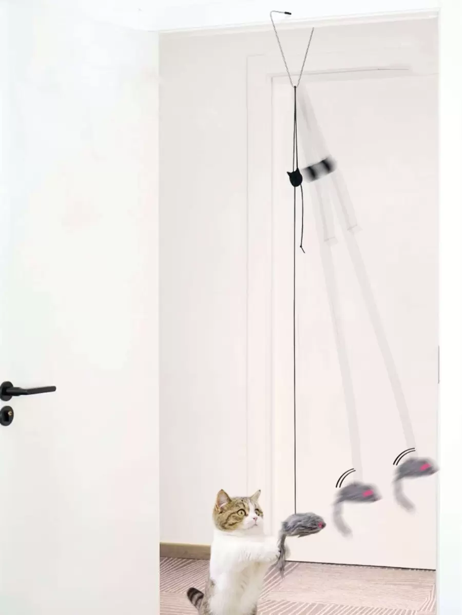 1pc Dangling Mouse Toy For Cat Entertainment, Suitable For Hanging On ...