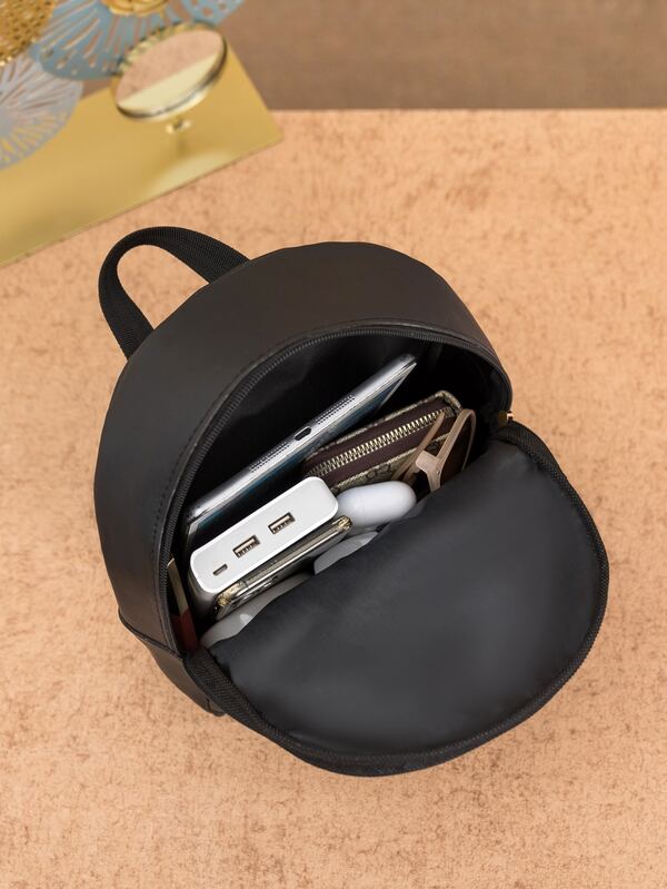 Mini Rose Decor Quilted Design Classic Backpack | SHEIN USA