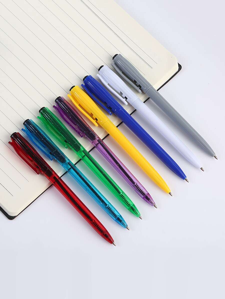 3pcs Random Plastic Ballpoint Pen | SHEIN USA