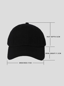 Men Simple Solid Baseball Cap | SHEIN UK