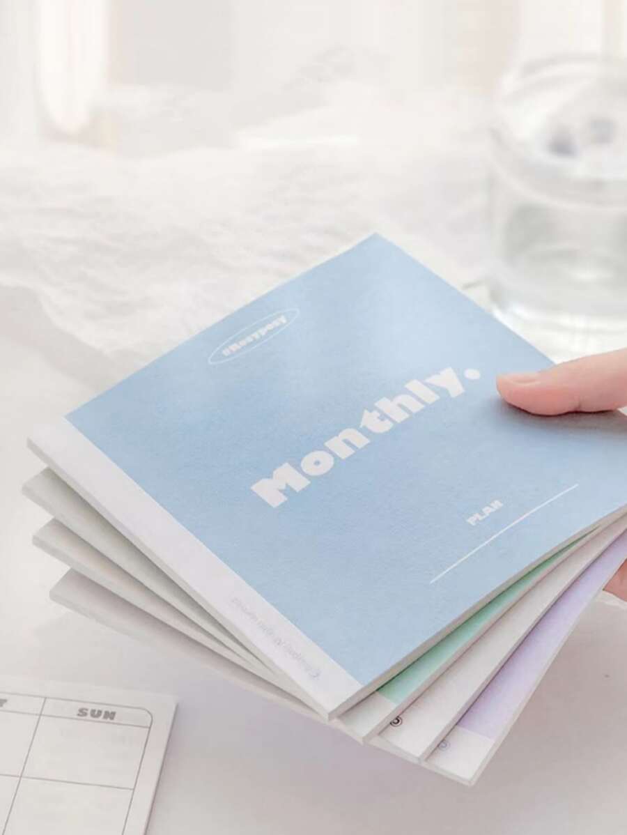 Square Planner Diary Daily Attendance Record Notebook(Random Color ...